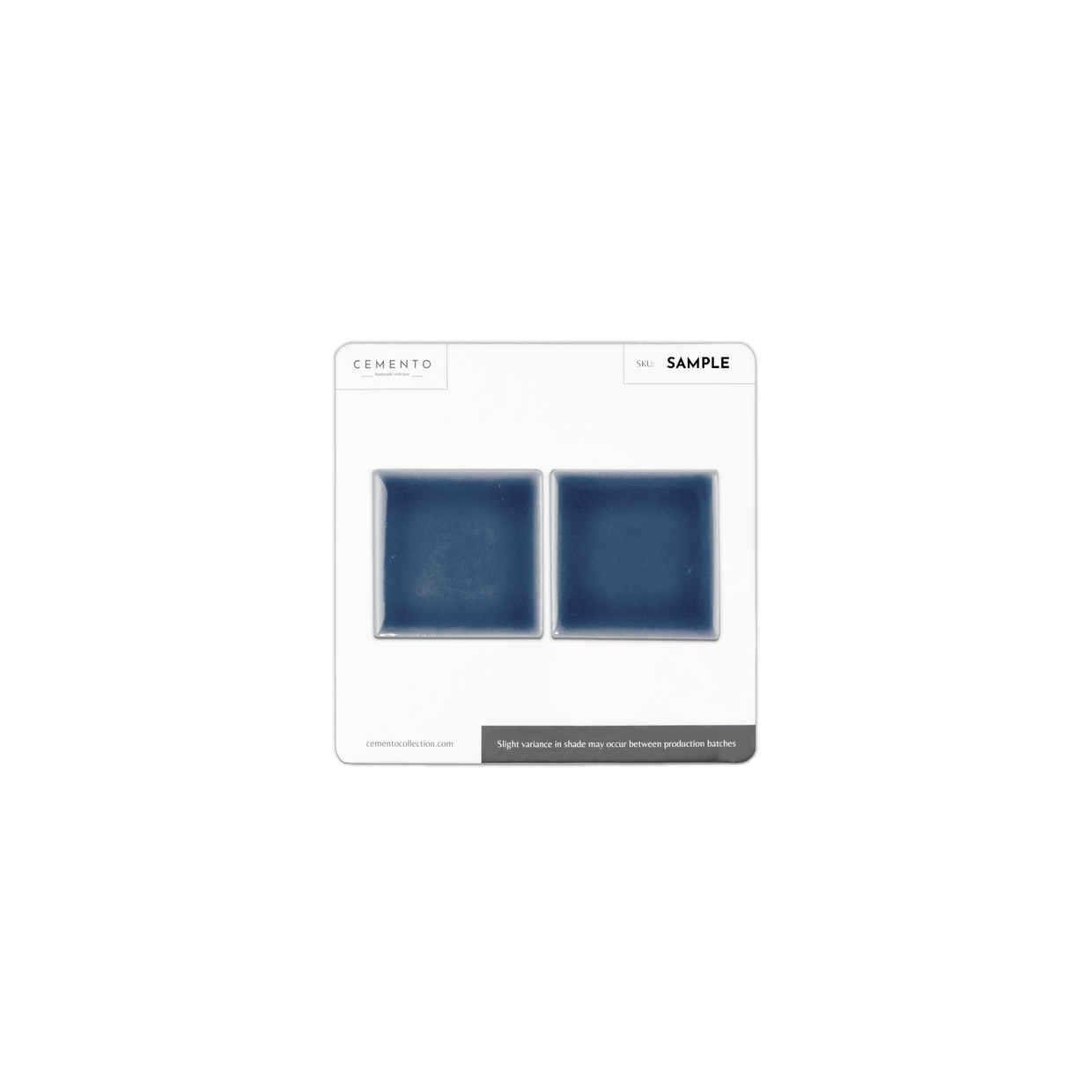 2x2 Navy Blue Pool Mosaic Tile | Cemento Collection - Cemento Collection