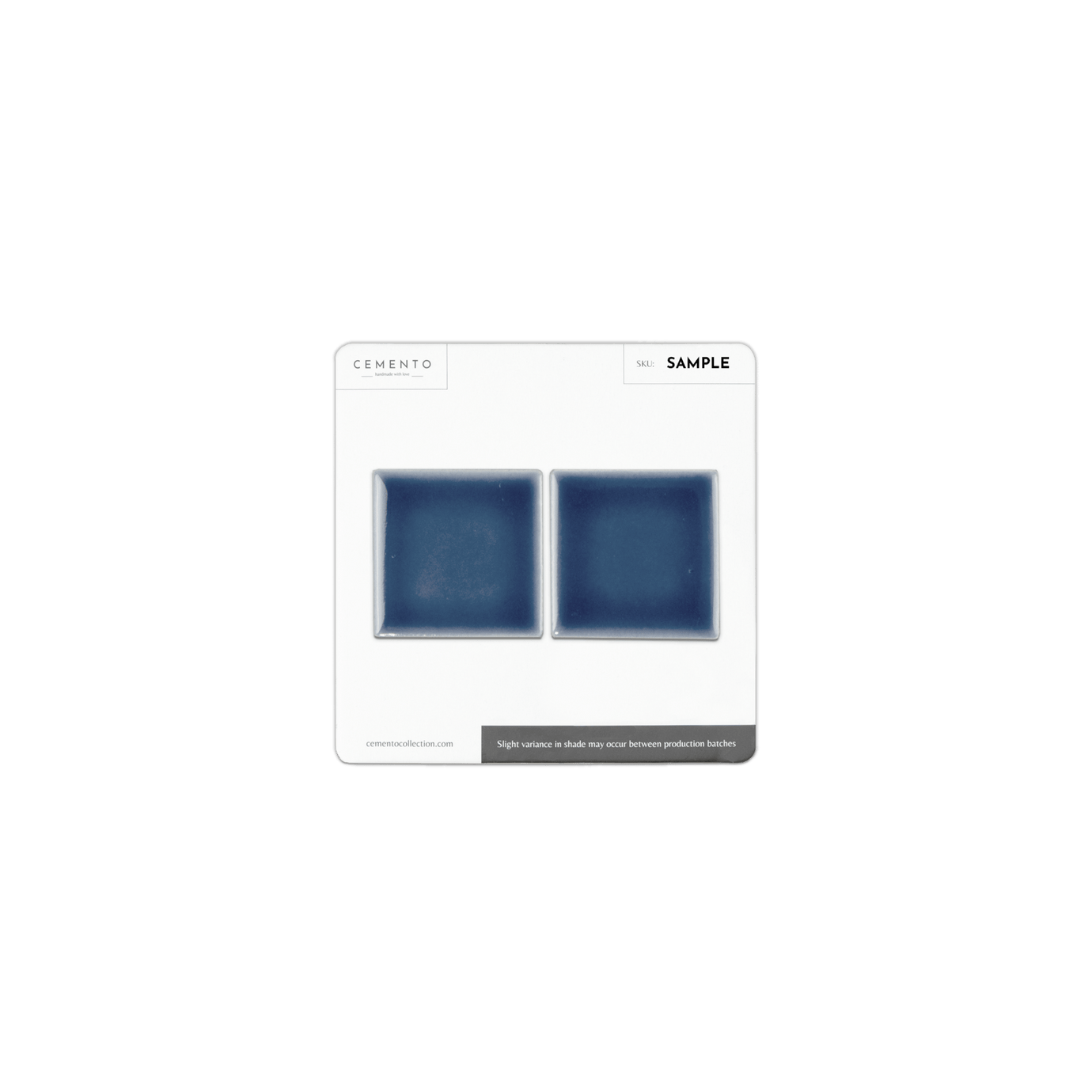 2x2 Navy Blue Pool Mosaic Tile | Cemento Collection - Cemento Collection