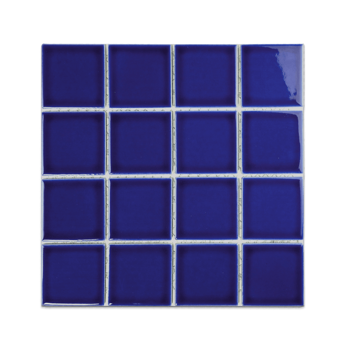 Pool Royal Blue Mosaic Tile 3x3 - Cemento Collection