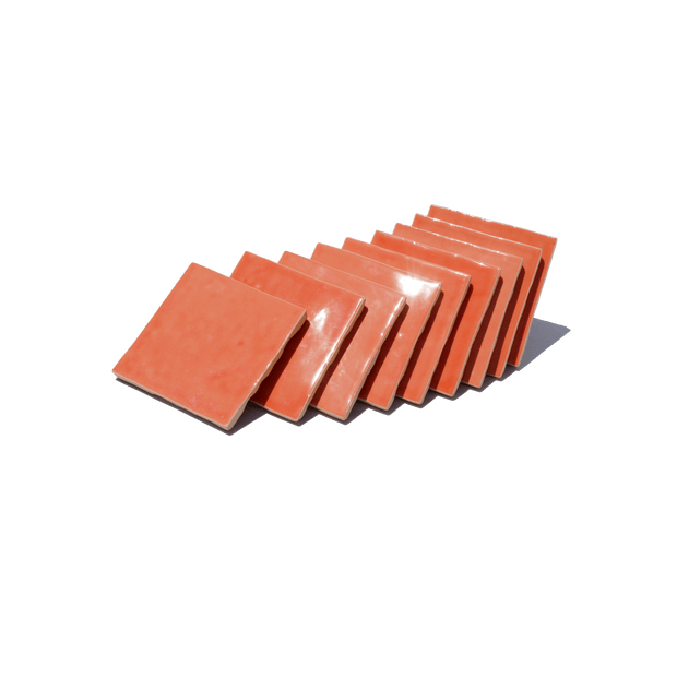 Clay Fes Ceramic Tile 4x4 - Cemento Collection