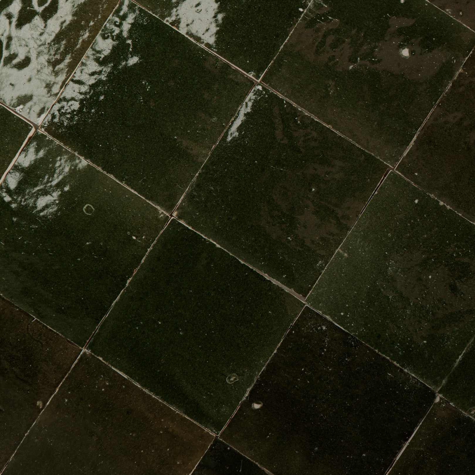 Green Zellige Tile 4x4 - Cemento Collection