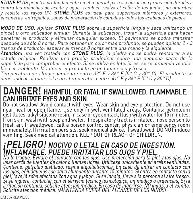 Matte Finish Penetrating Stone Enhancer - Cemento Collection