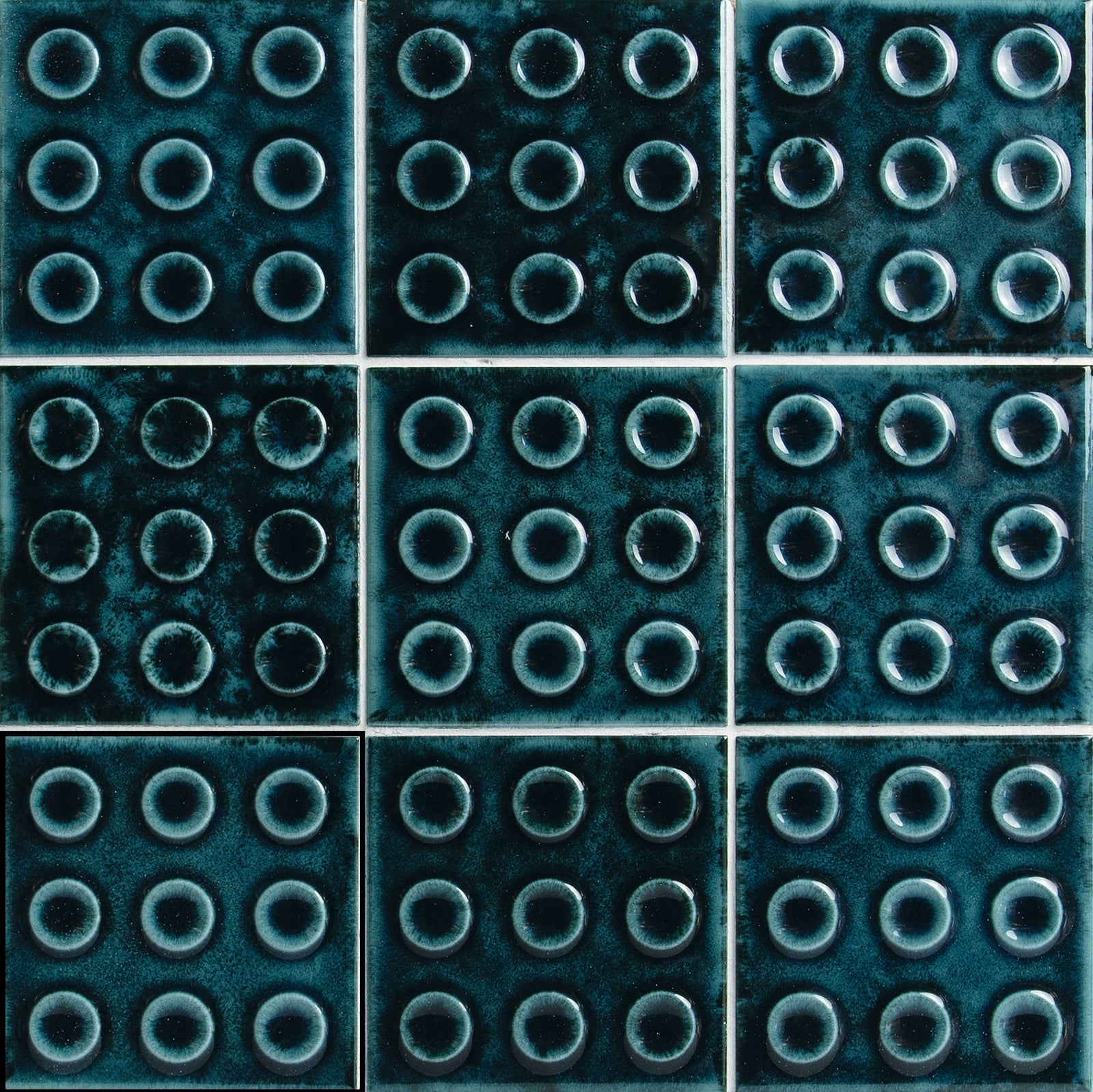 Bubble Ceramic Tile - Cemento Collection