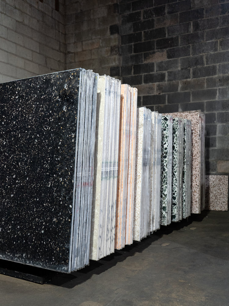 Levanzo Cream (Slab and Table Top) Terrazzo Tile | Cemento Collection ...