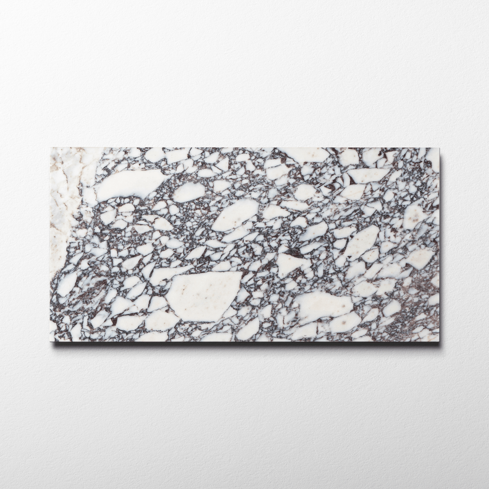 Breccia Viola Marble 12x24 Honed Field Tile | Cemento Collection ...
