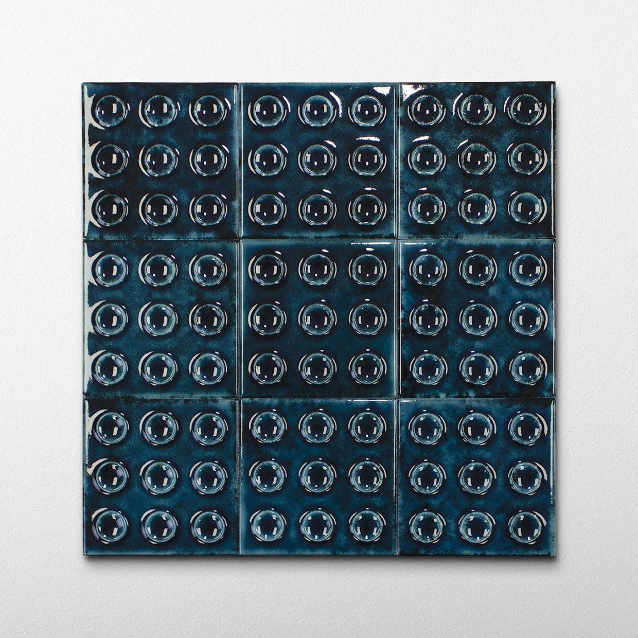 Sapphire Blue Ceramic Tile 4x4 Square - Cemento Collection