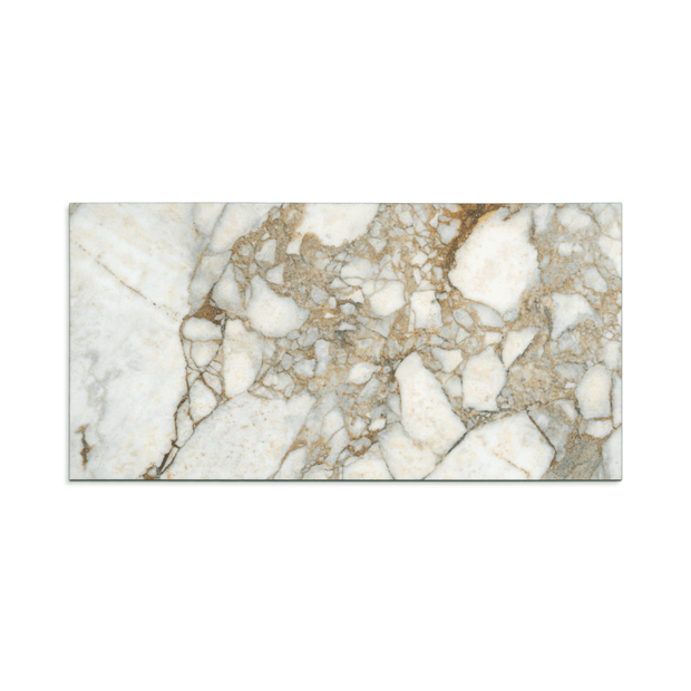Calacatta Green Marble 12x24 Honed Field Tile | Cemento Collection ...