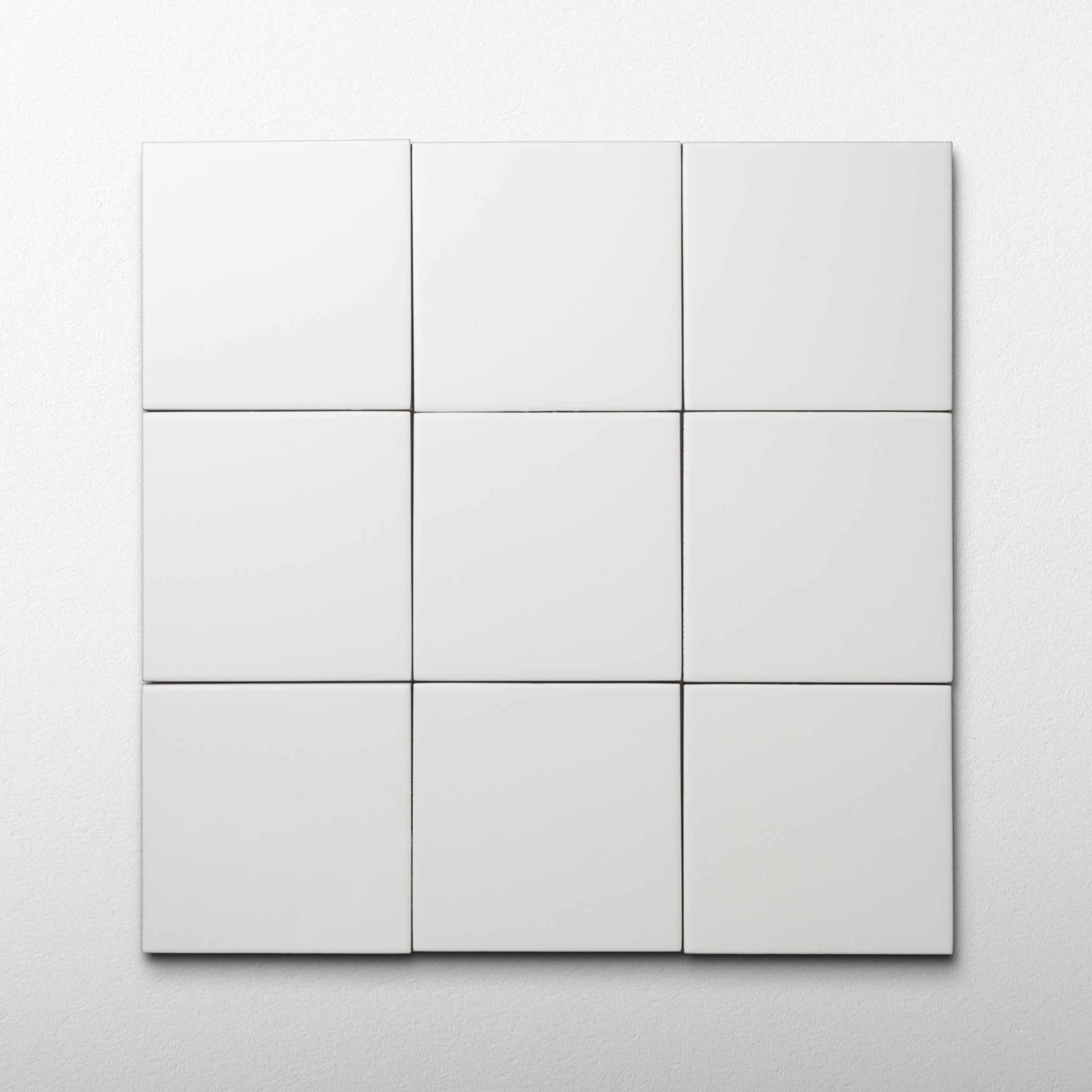 White Porcelain Tile 4x4 - Cemento Collection