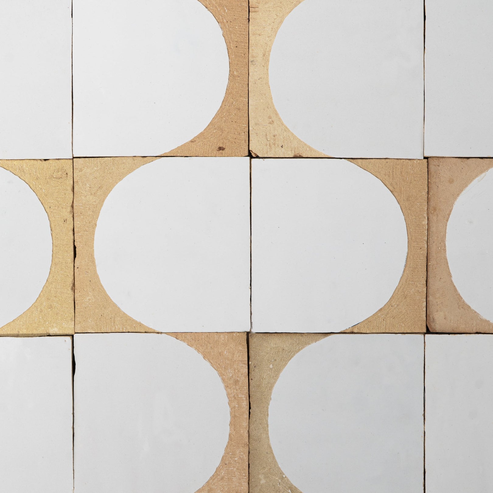 Snow White Zellige Tile 4x4 - box - Cemento Collection