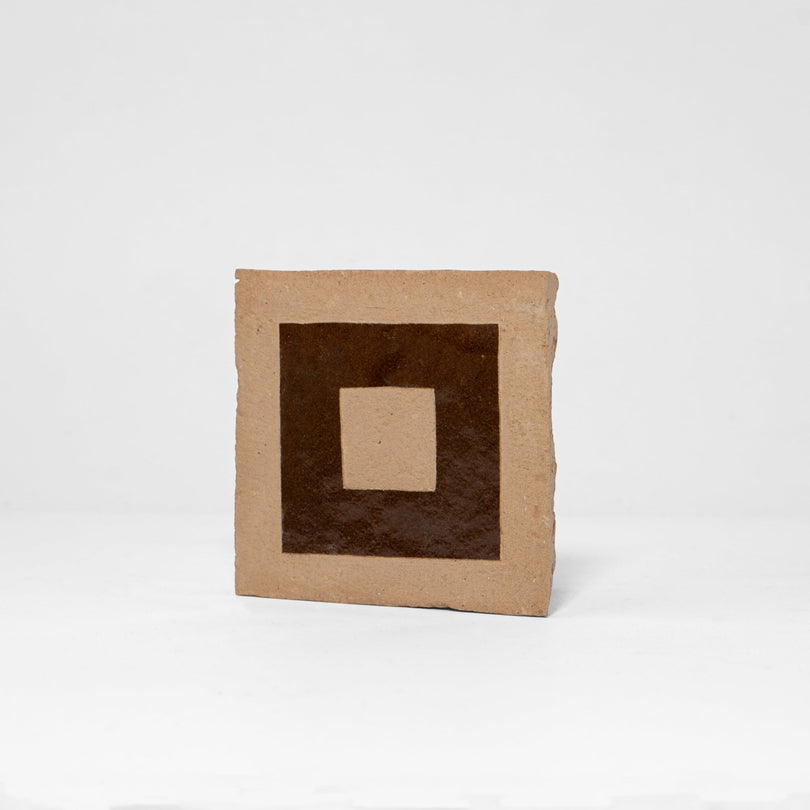 Chocolate Brown Zellige Tile 4x4 Square - Cemento Collection