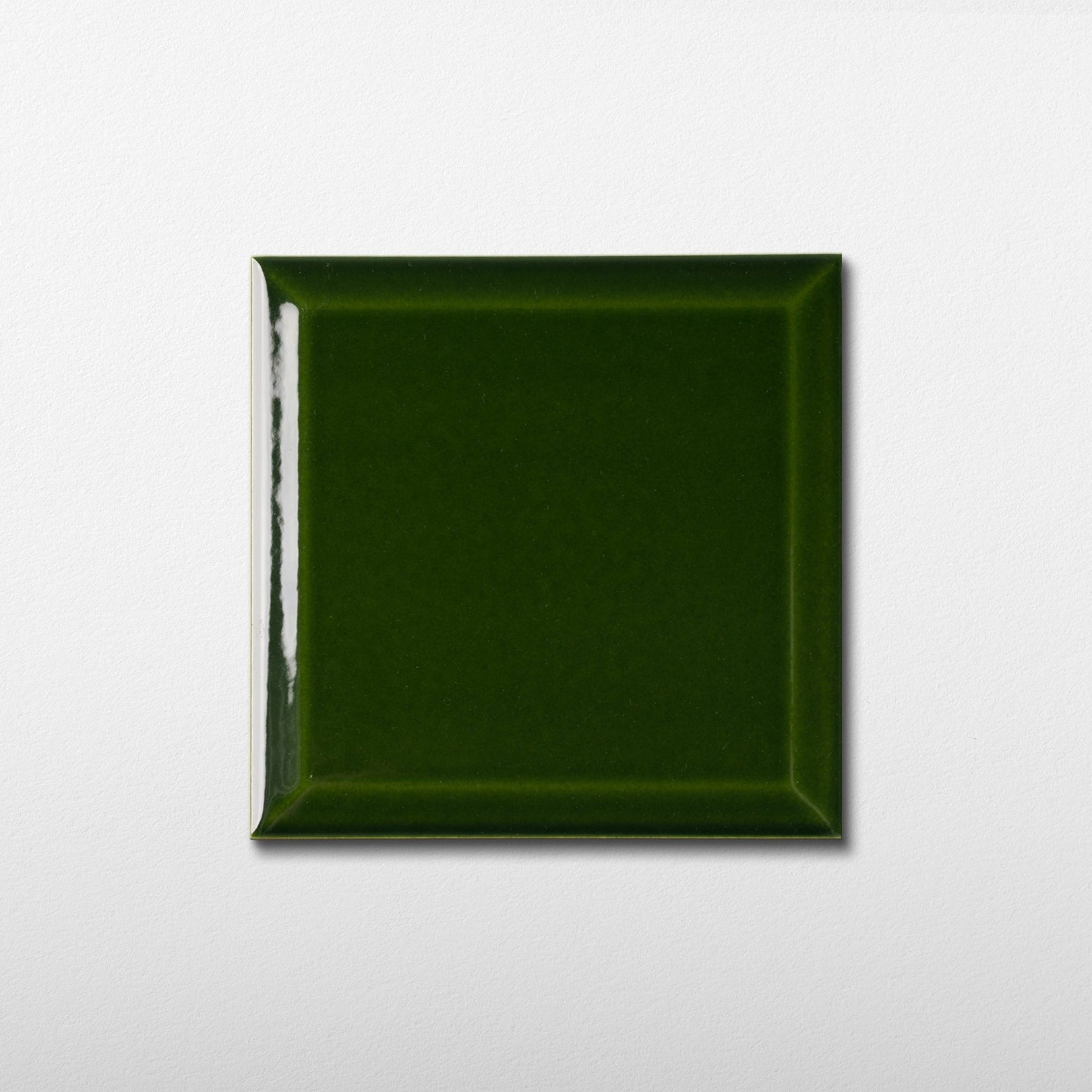Emerald Green 6x6 Bevelled Tile | Cemento Collection - Cemento Collection