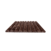 Fluted Rosso Levanto Marble Polished Mosaic Tile - Cemento Collection