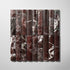 Fluted Rosso levanto Marble Polished Mosaic Tile | Cemento Collection ...