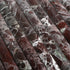 Fluted Rosso levanto Marble Polished Mosaic Tile | Cemento Collection ...
