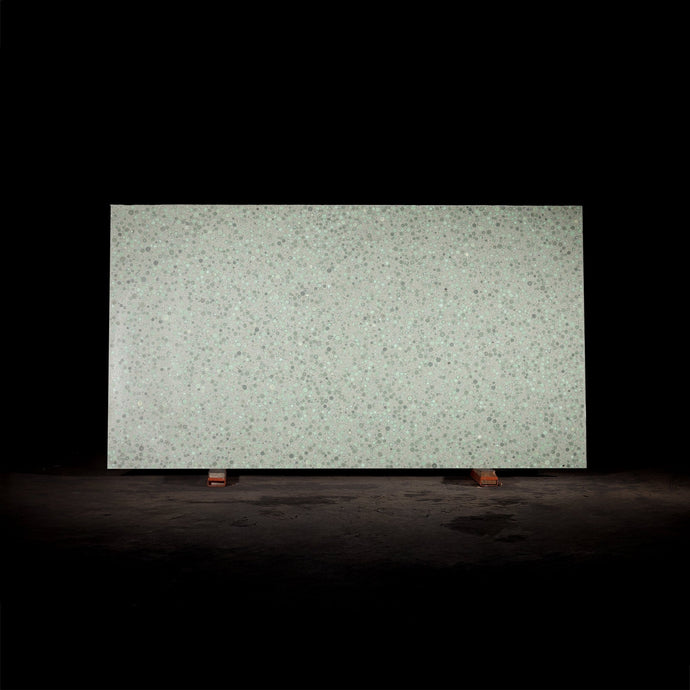 Green Bubble Terrazzo Slab | Cemento Collection - Cemento Collection