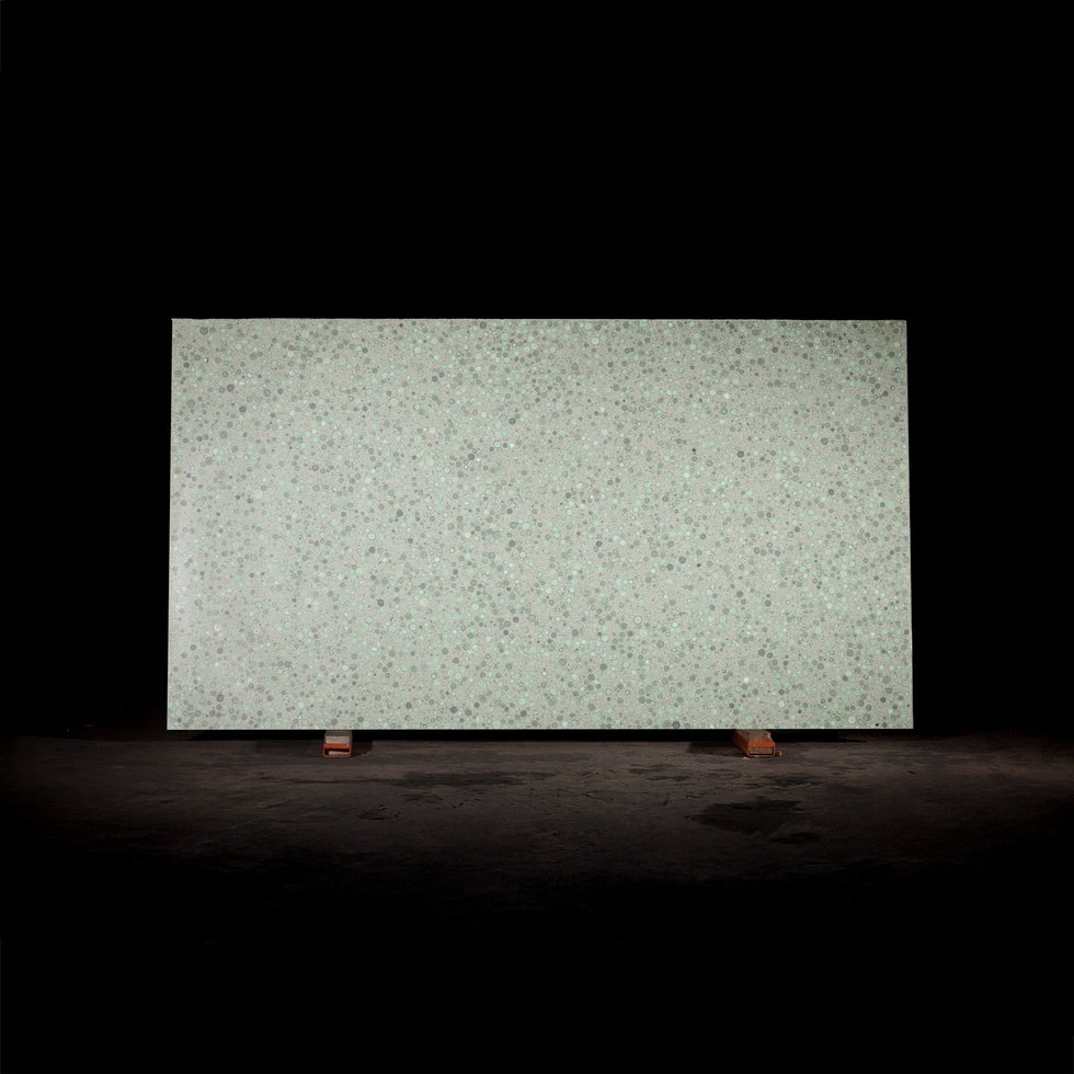 Green Bubble Terrazzo Slab | Cemento Collection - Cemento Collection