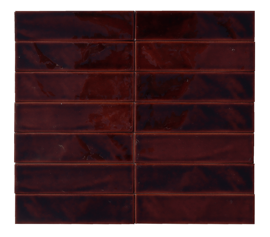 Handmade 2x8 Creme Brulee Glossy Undulated Subway Tile | Cemento ...