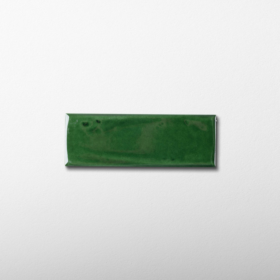 Emerald Green Subway Tile 3x8 - Cemento Collection