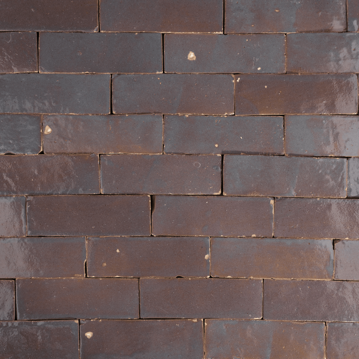 Handmade Moroccan Zellige 2x6 Aubergine Bejmat Terracotta Tile ...