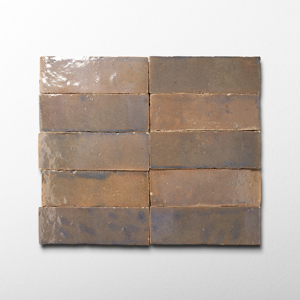 Handmade Moroccan Zellige 2x6 Aubergine Bejmat Terracotta Tile ...