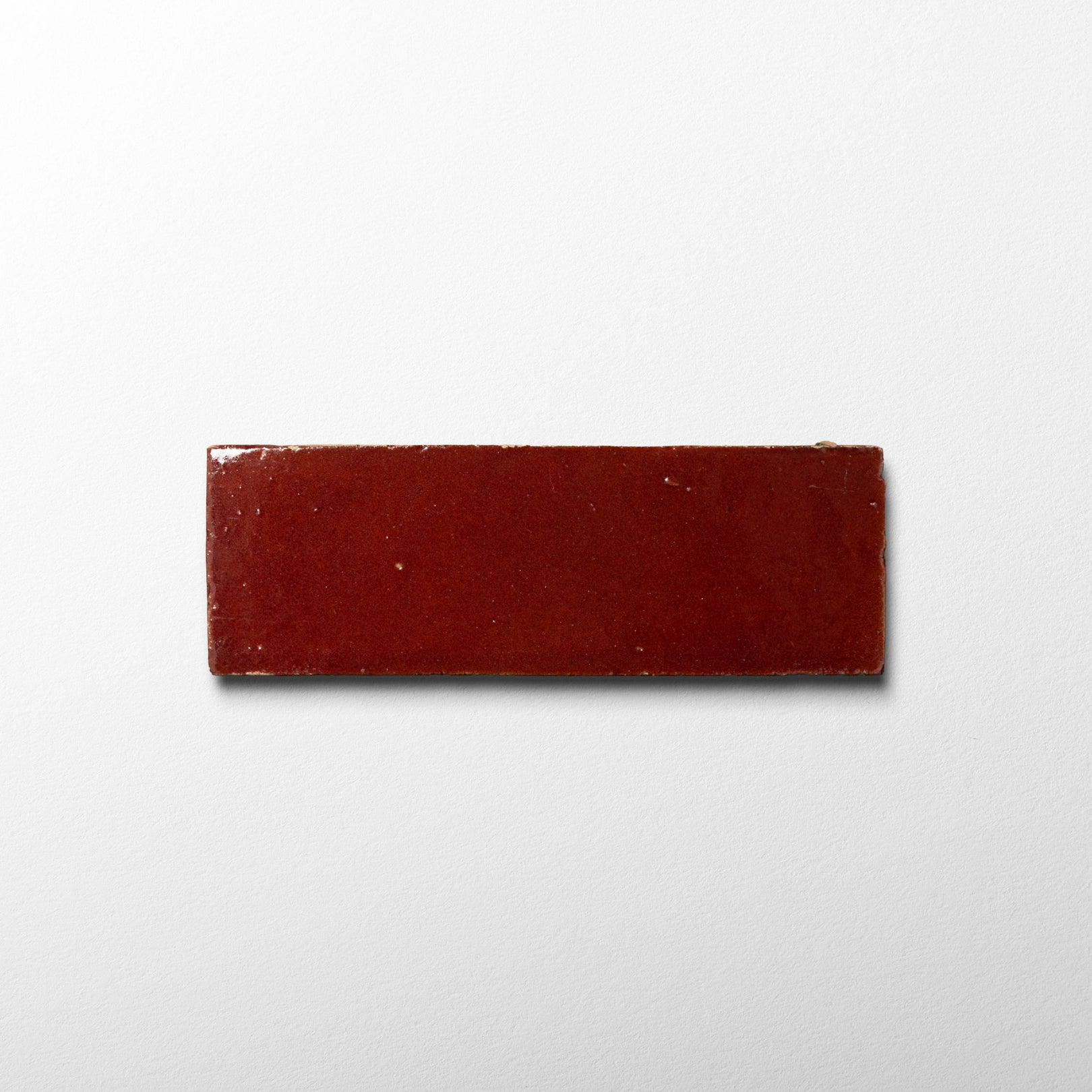 Handmade Moroccan Zellige 2x6 Cabernet Red Terracotta Tile | Cemento ...