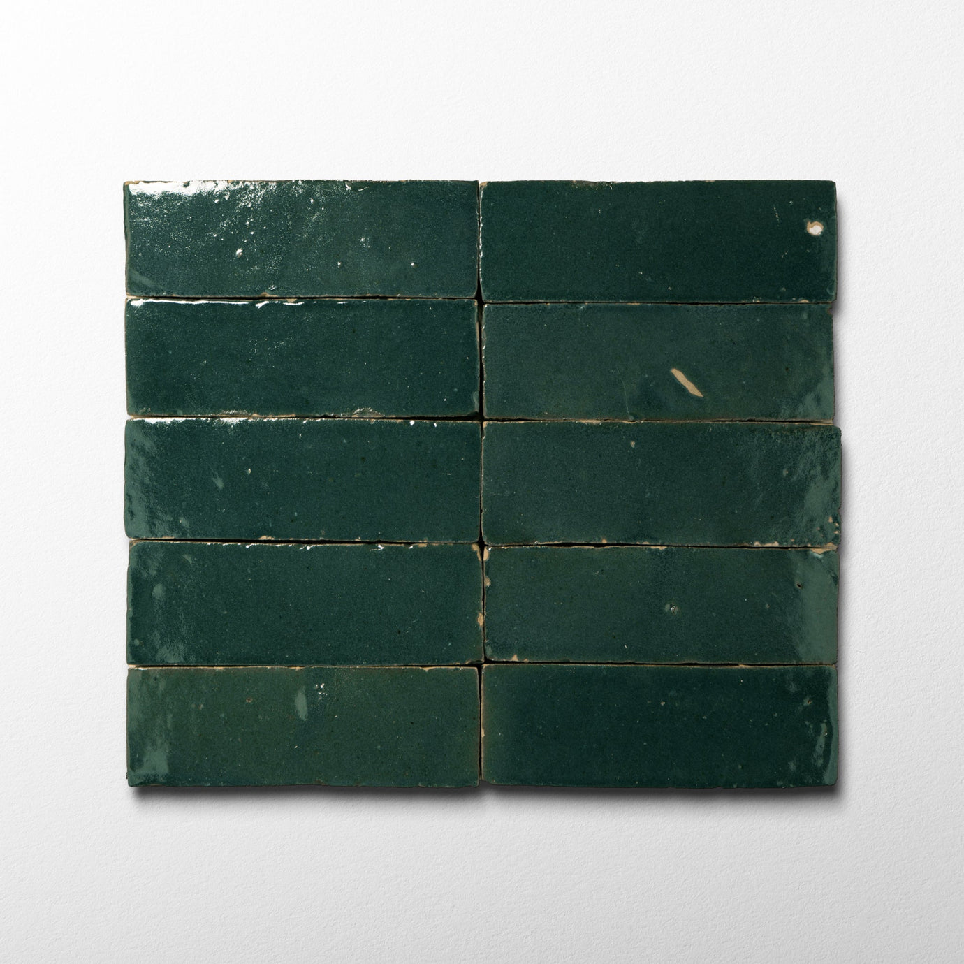 Green Zellige Tile 2x6 - Cemento Collection