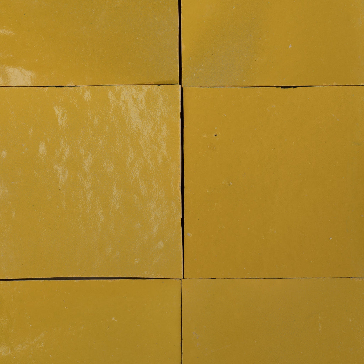 Citron Yellow Zellige Tile 4x4 - Cemento Collection