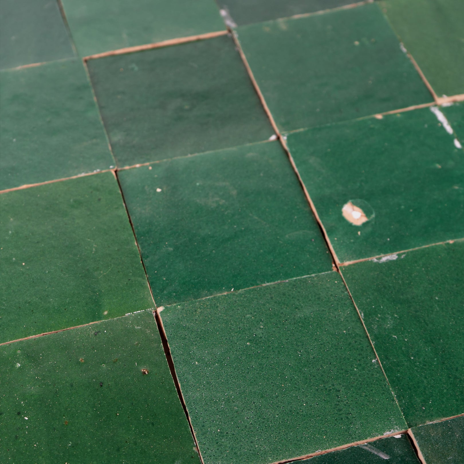 Handmade Moroccan Zellige 4x4 Emerald Green Terracotta Tile | Cemento ...