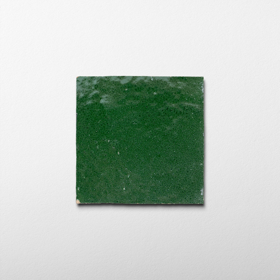 Emerald Green Zellige Tile 4x4 - Cemento Collection