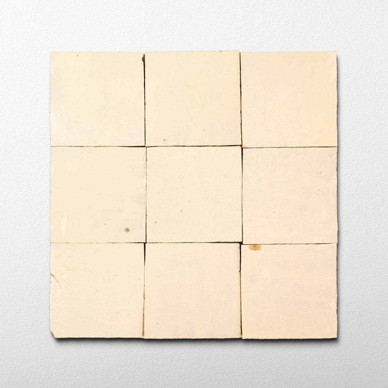 Handmade Moroccan Zellige 4x4 Ivory Terracotta Tile | Cemento ...