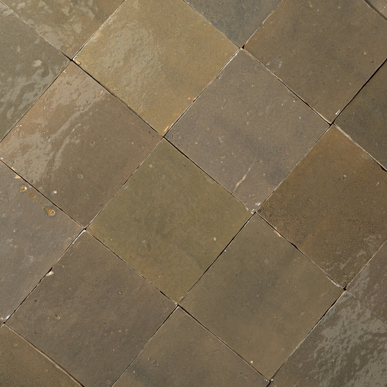 Handmade Moroccan Zellige 4x4 Muddy River Terracotta Tile | Cemento ...