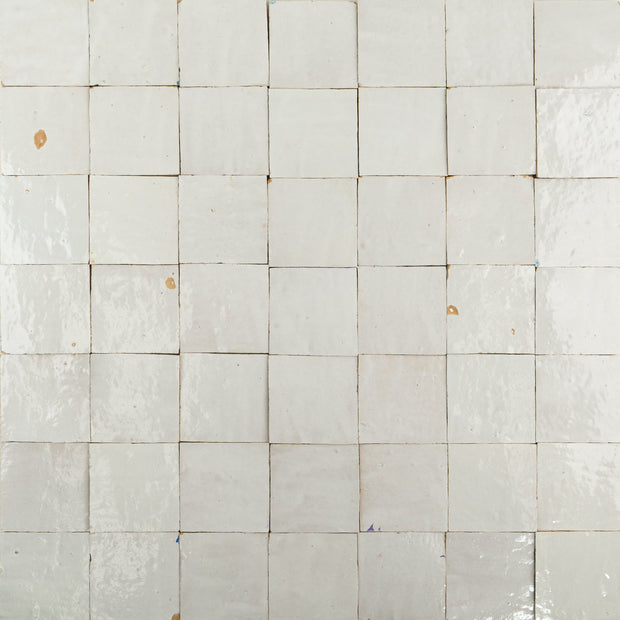 Off-White Zellige Tile 4x4 - Cemento Collection
