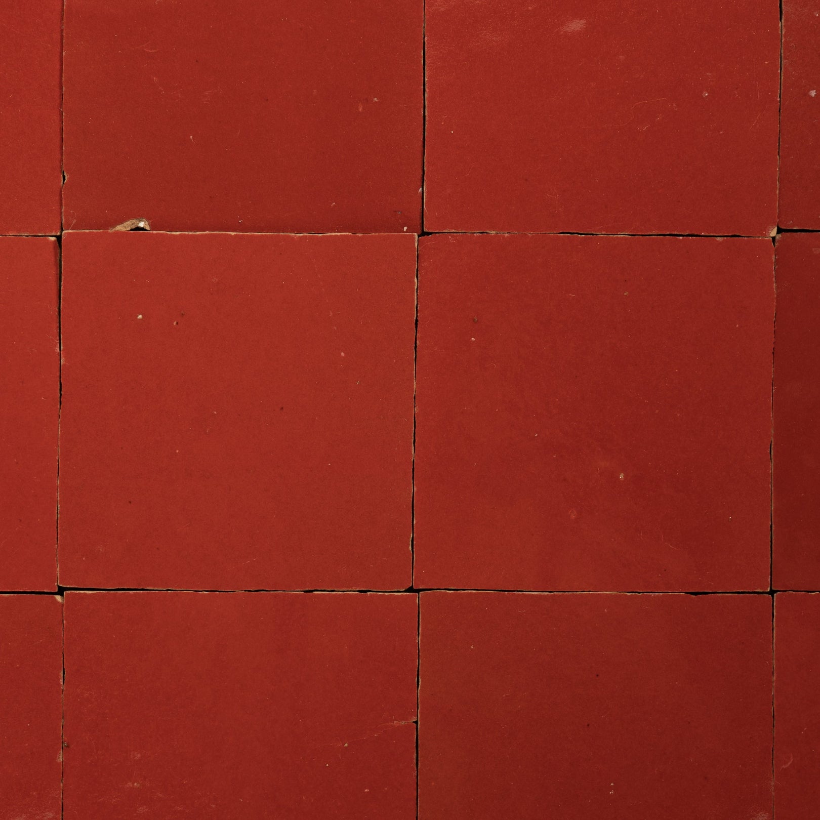 Handmade Moroccan Zellige 4x4 Scarlet Red Terracotta Tile | Cemento ...