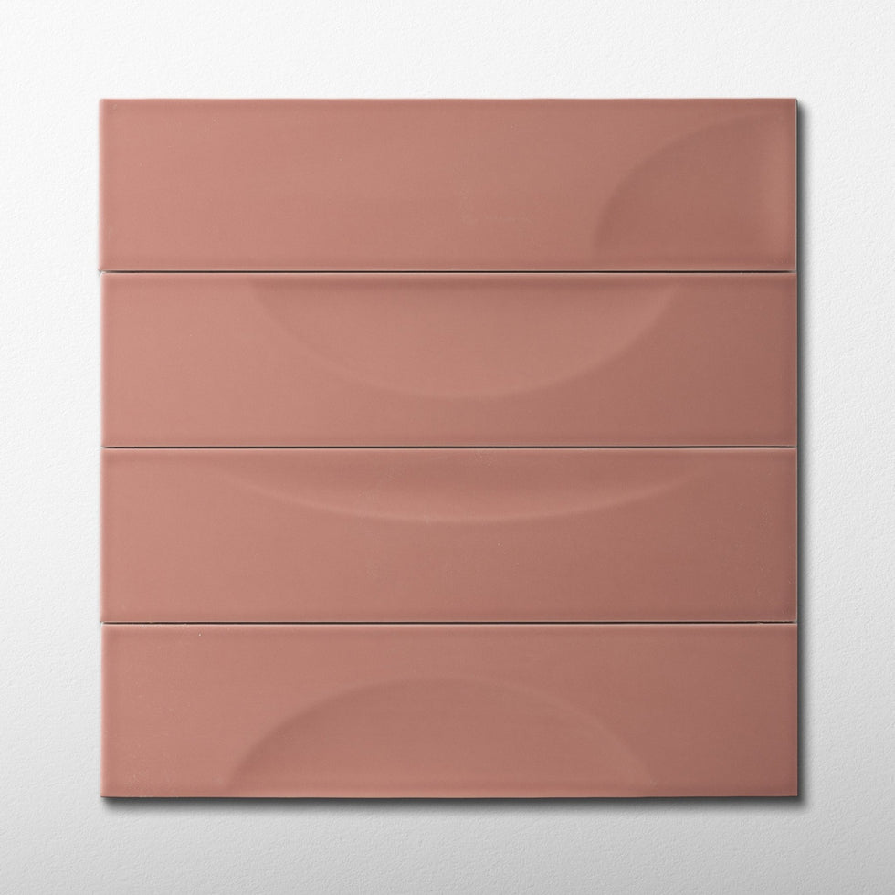 Clay Ceramic Tile 2.5x10 Wave - Cemento Collection