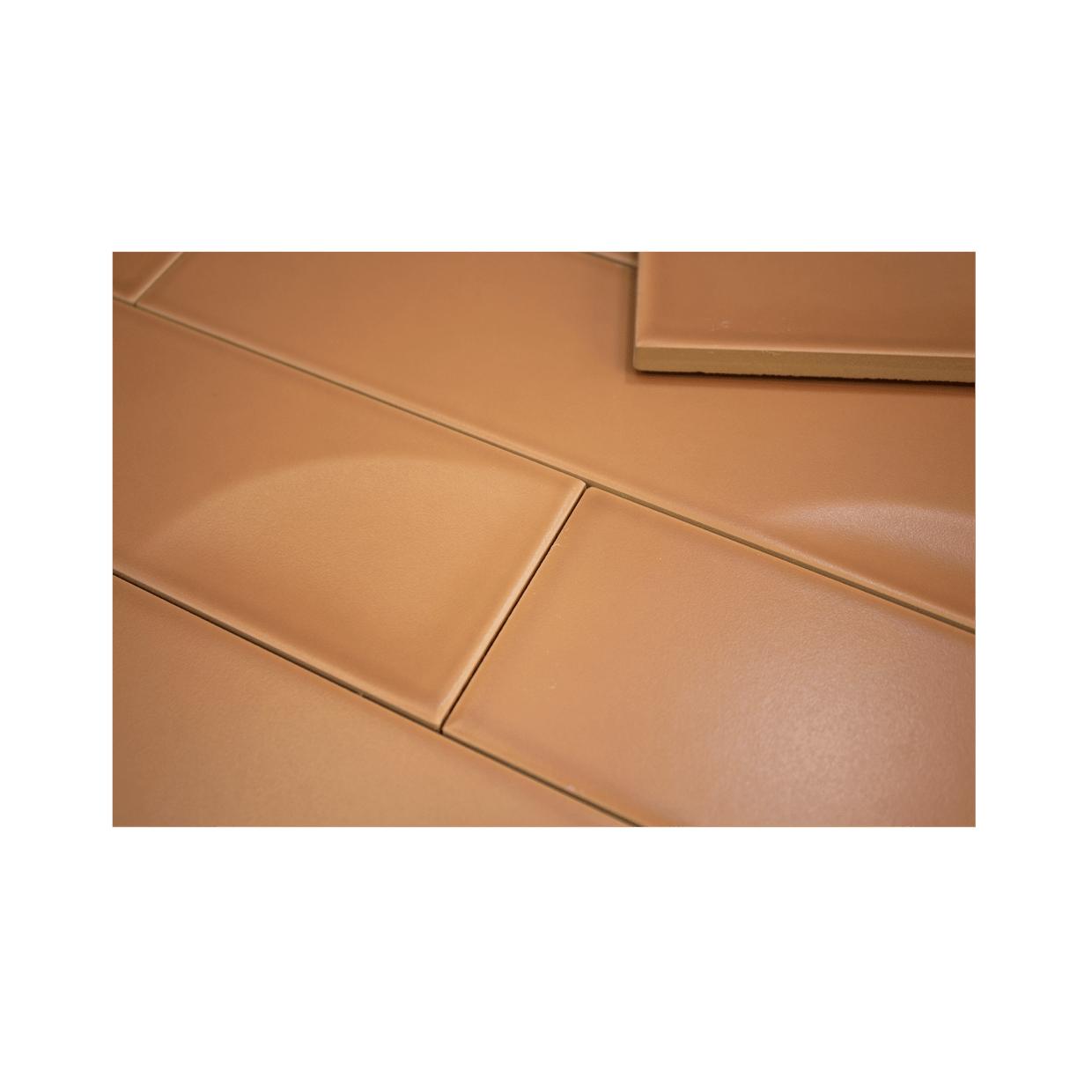 Hoop Wave 2.5x10 Clay Ceramic Tile | Cemento Collection - Cemento ...