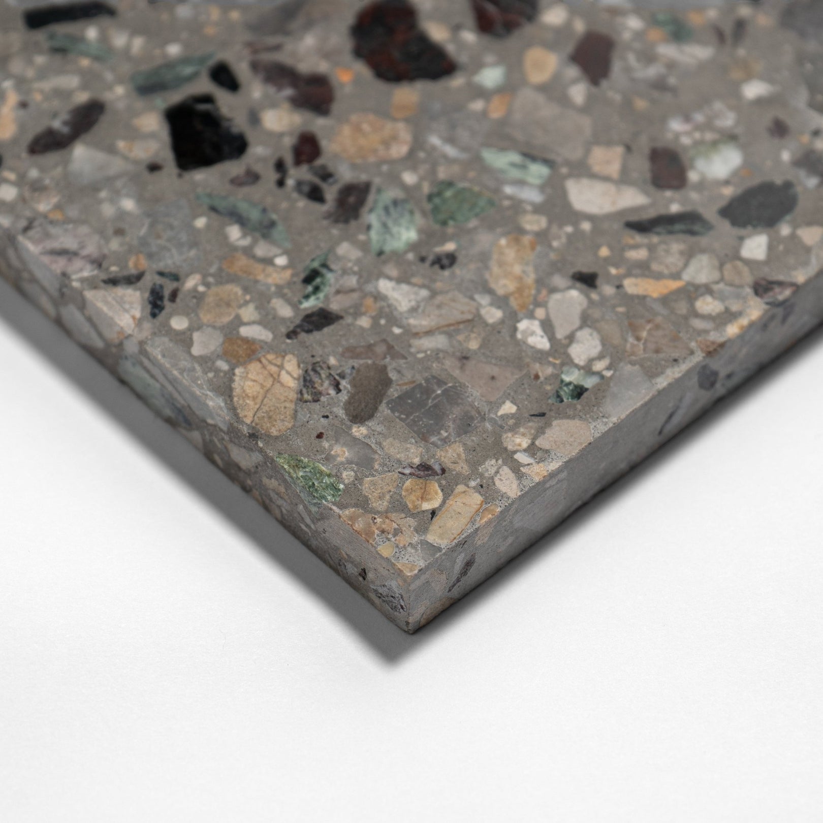 16x16 Terrazzo Tile - Lipari Collection - Cemento Collection