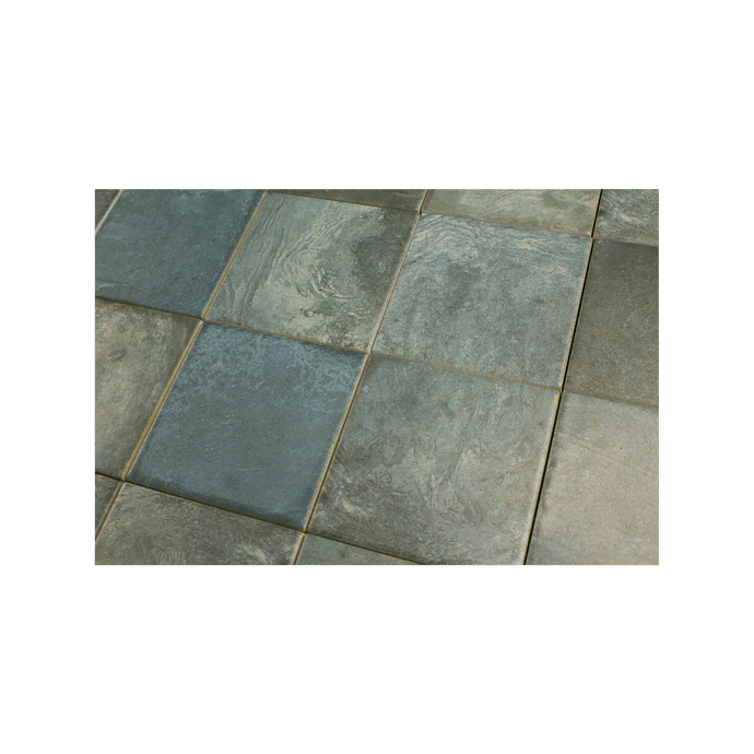 Moonlit Flat Agate Green Porcelain Tile | Cemento Collection - Cemento ...