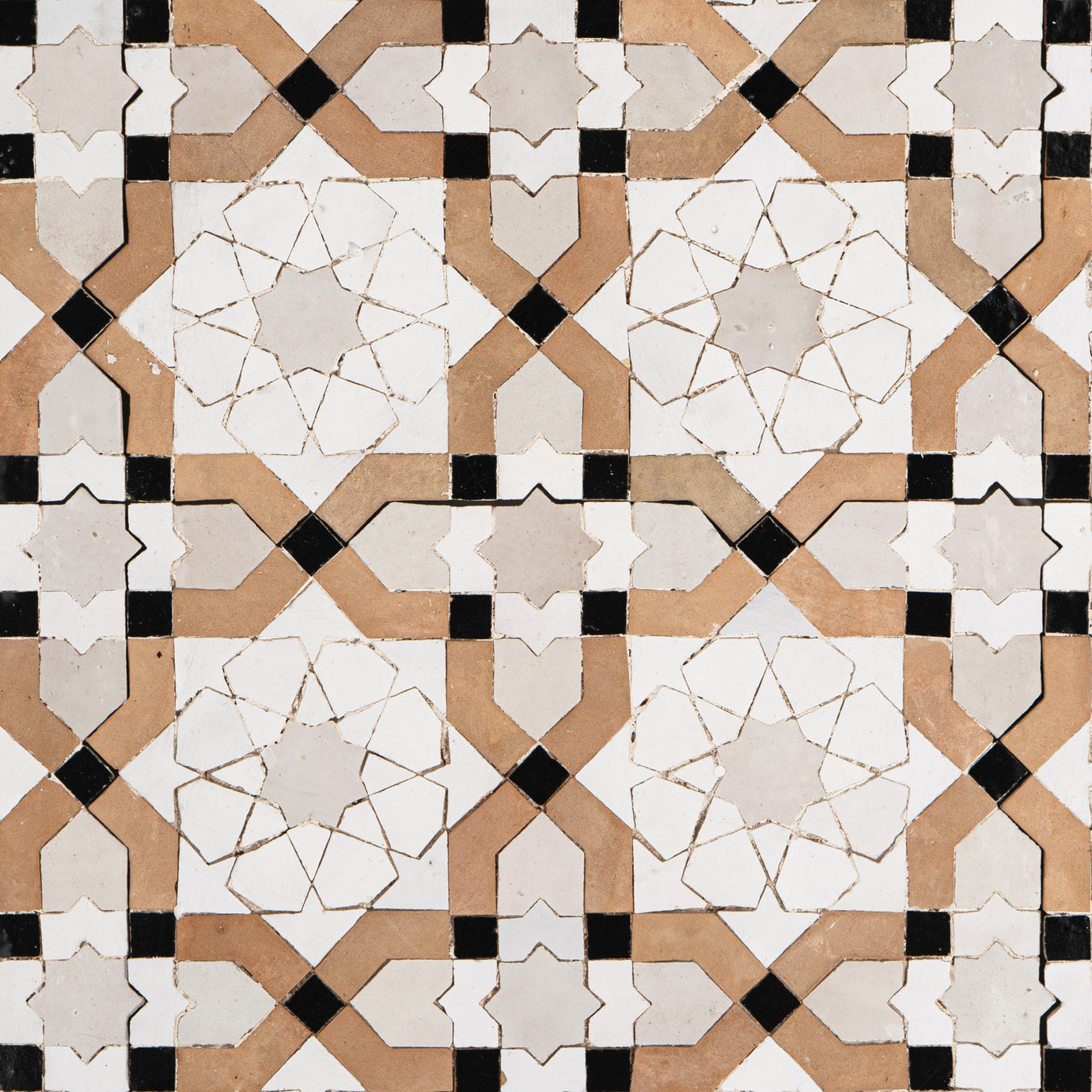 Moroccan Zellige Andalusian Star Mosaic Tile | Cemento Collection ...