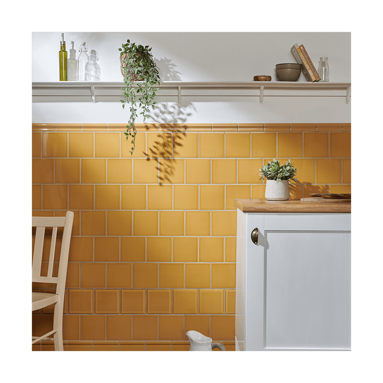 Mustard Yellow 6x6 Tile | Cemento Collection - Cemento Collection
