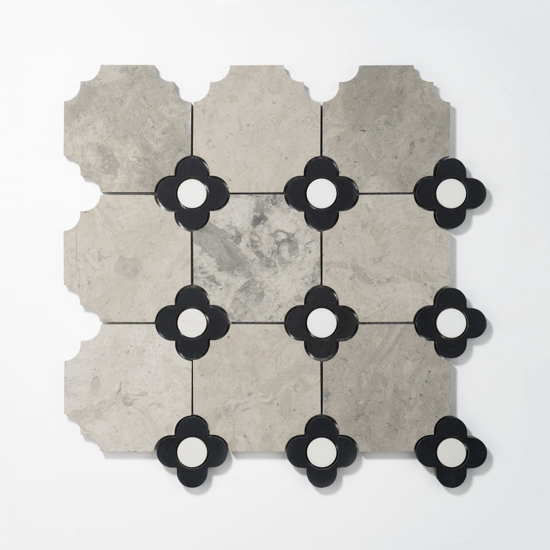 Octagon with Flower Collection| Cemento Collection - Cemento Collection