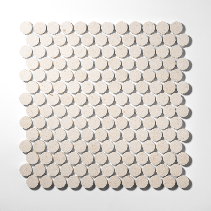 Penny Round Mosaic Tiles| Cemento Collection - Cemento Collection