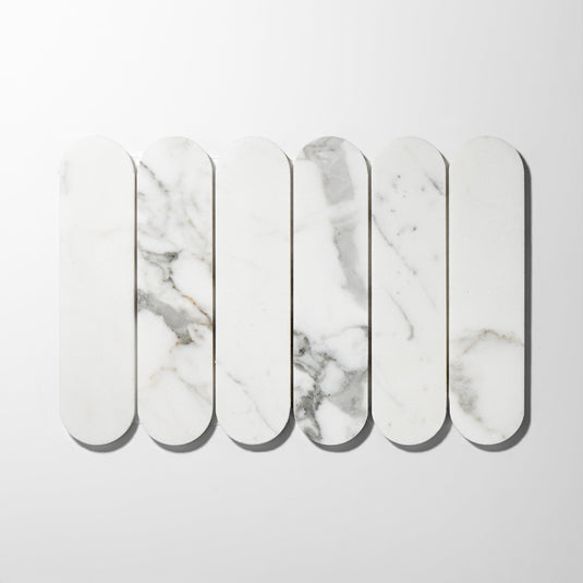 Pill Shape Mosaic Tiles| Cemento Collection - Cemento Collection