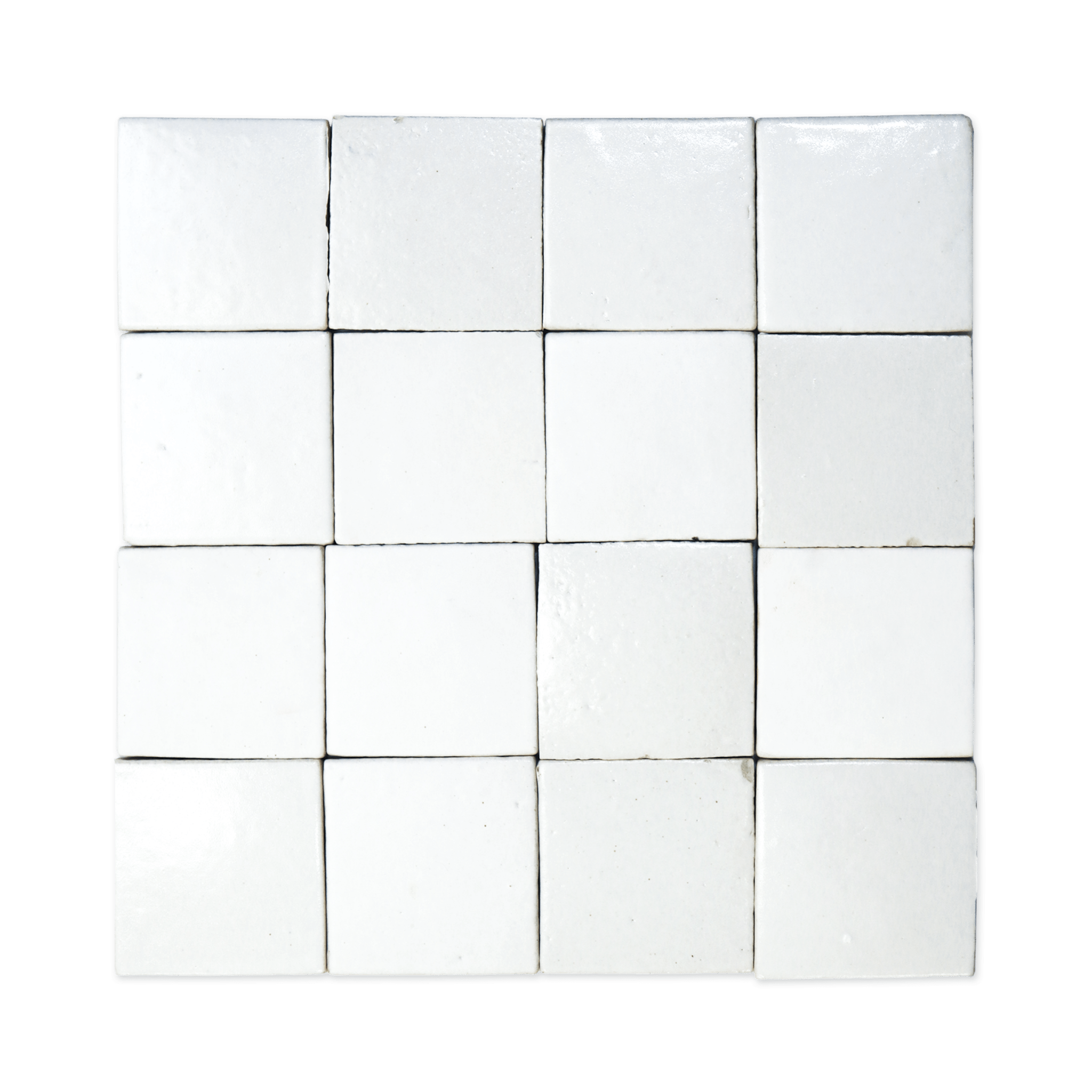 Stoneware 3.5x3.5 Chalk White Matte Tile | Cemento Collection - Cemento ...