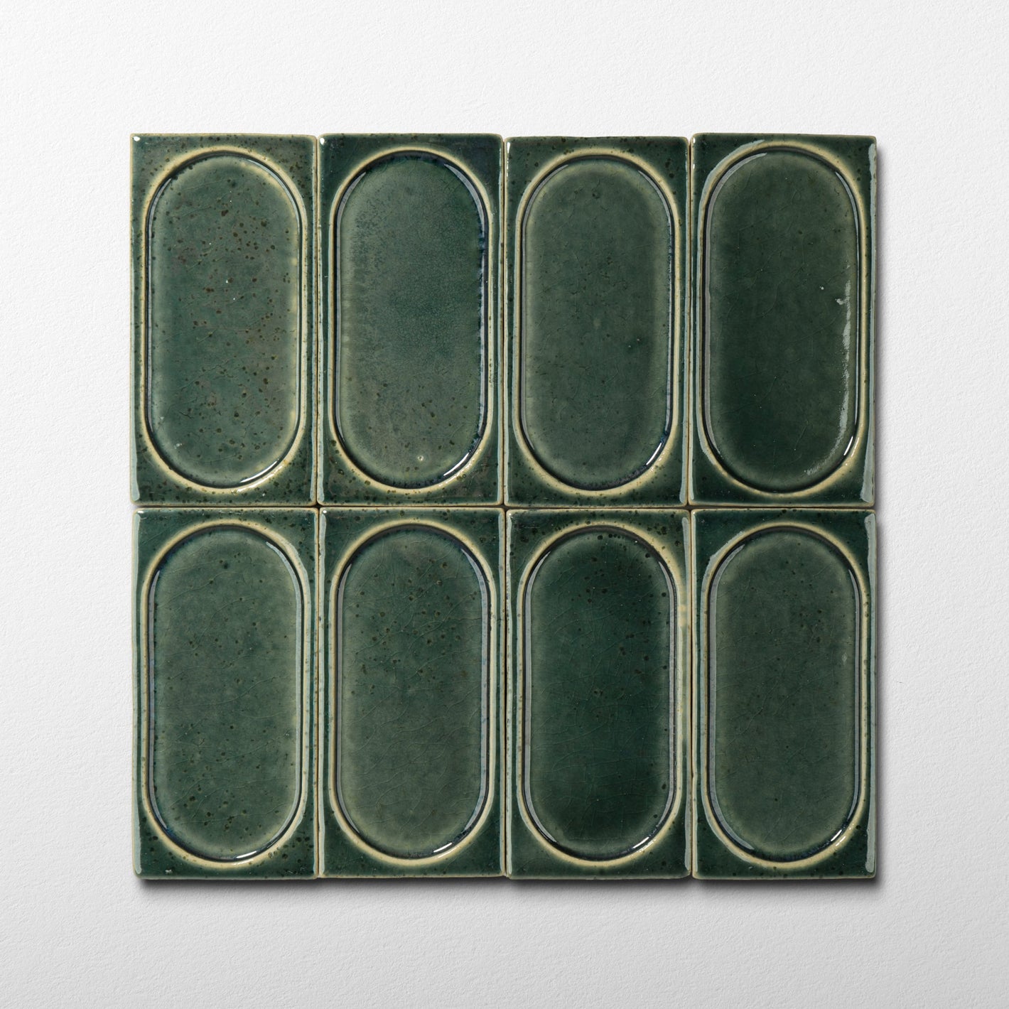 Arched 3x6 Stoneware Unique Tile - Cemento Collection