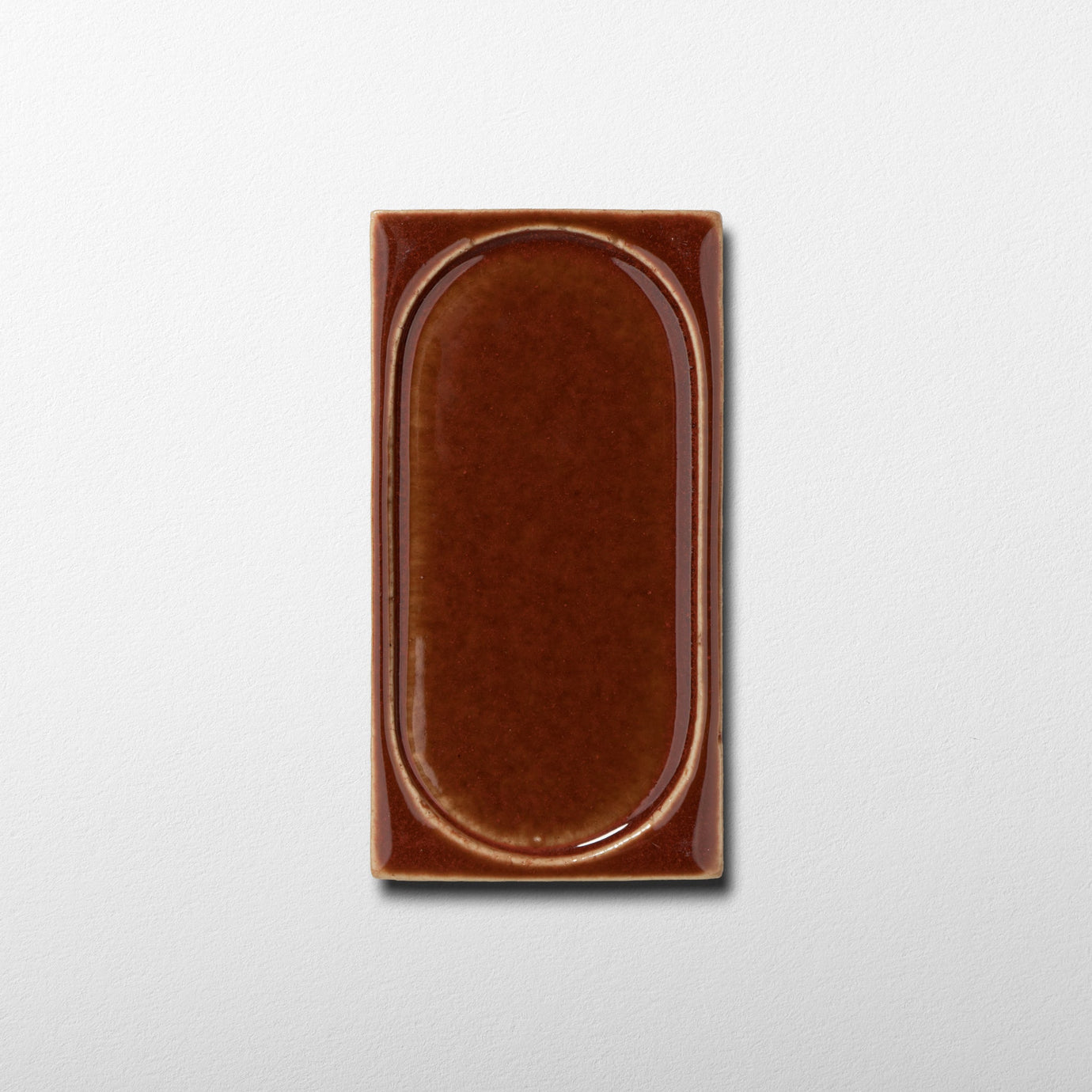 Stoneware 3x6 Blood Orange Arched Glossy Tile | Cemento Collection ...