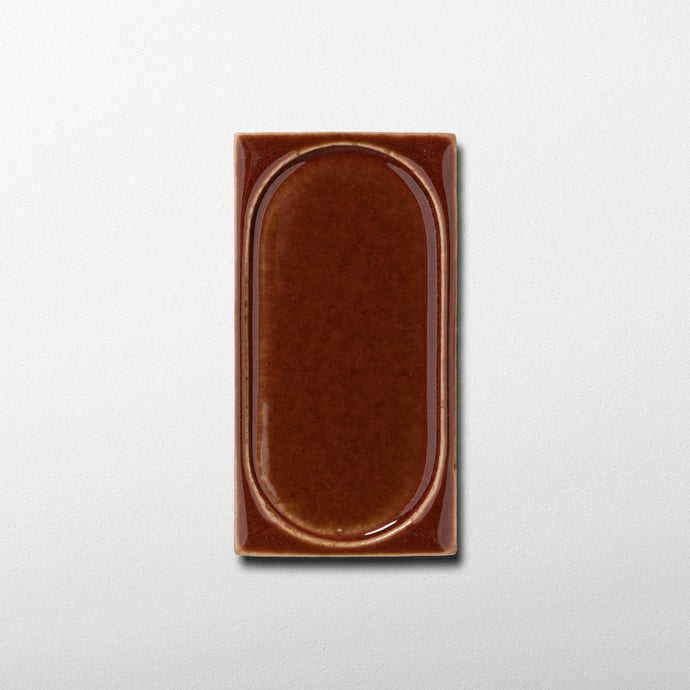 Orange Stone Tile 3x6 Arched - Cemento Collection