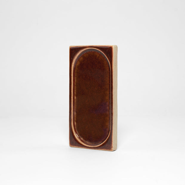 Orange Stone Tile 3x6 Arched - Cemento Collection