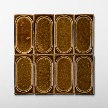 Arched 3x6 Stoneware Unique Tile - Cemento Collection