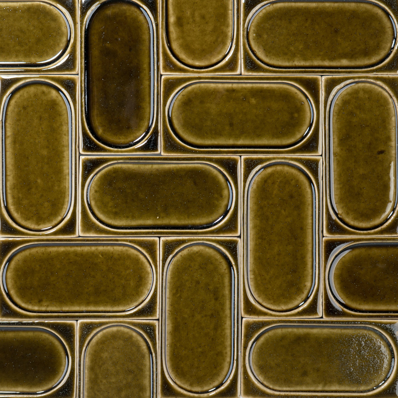 Stoneware 3x6 Pistachio Green Arched Glossy Tile | Cemento Collection ...