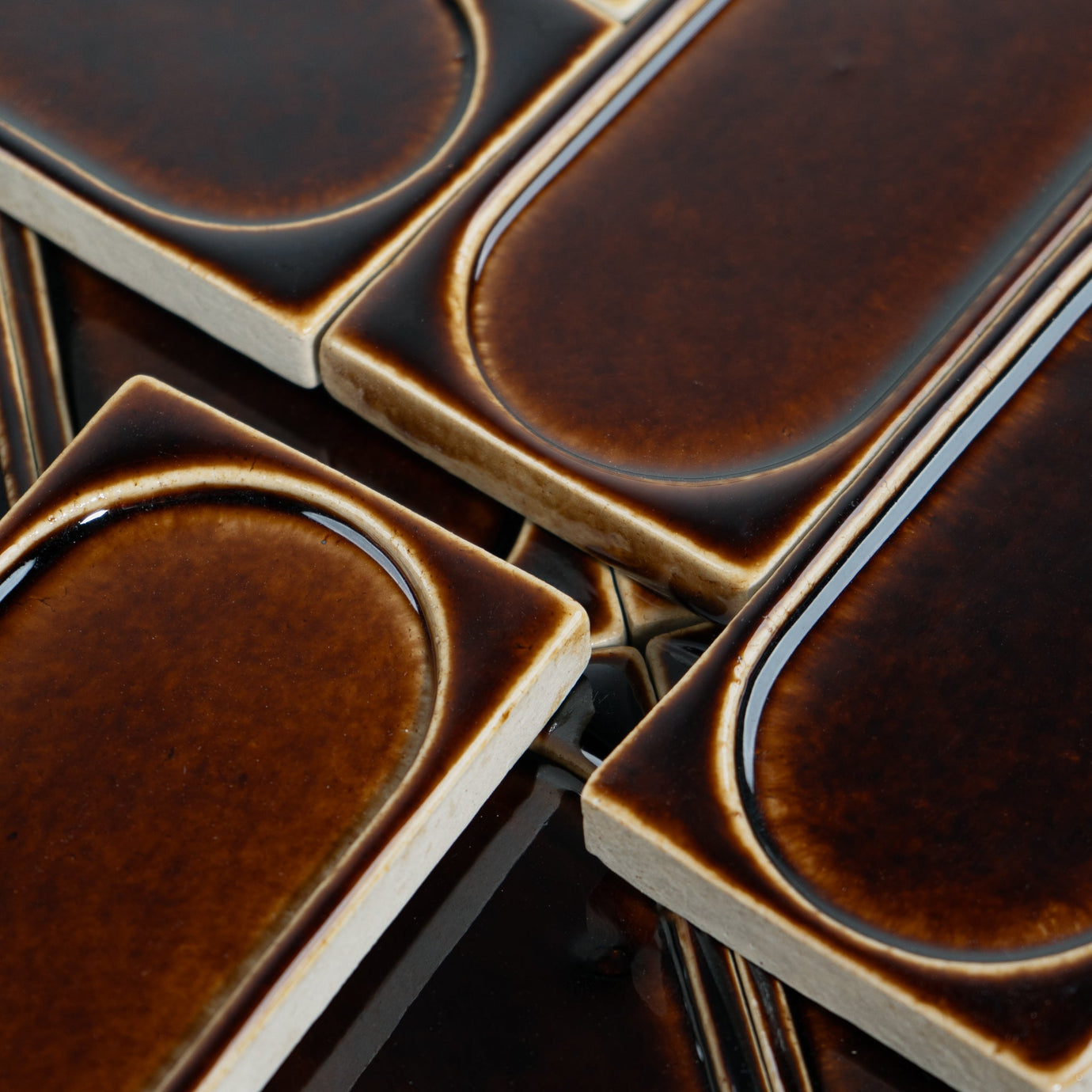Red Stone Tile 3x6 Arched - Cemento Collection